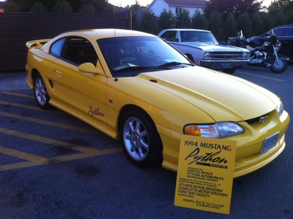 1994 Mustang Python Prototype Zehr Insurance Brokers Ltd 